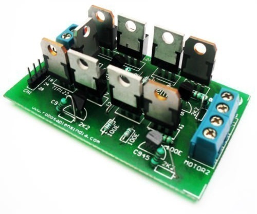 Skema Rangkaian Driver Motor DC H-Bridge Menggunakan Transistor - Foxify