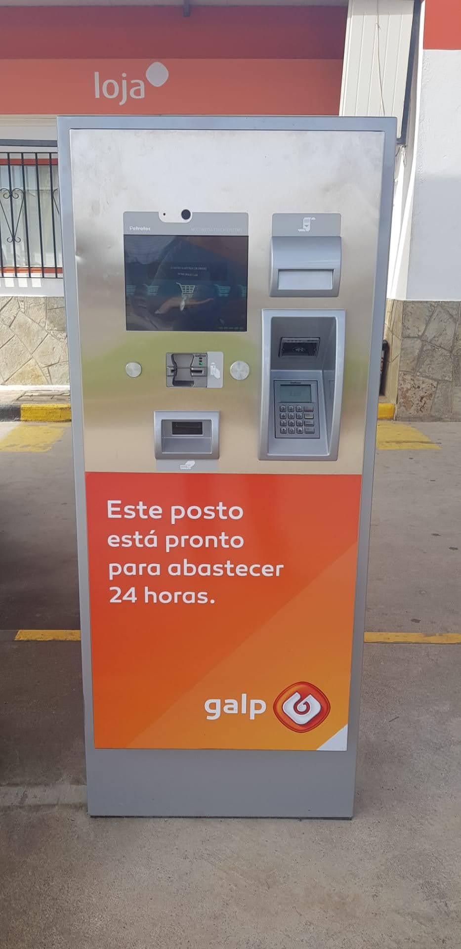 estado de Barrancos: Posto GALP de Barrancos equipada com OPT