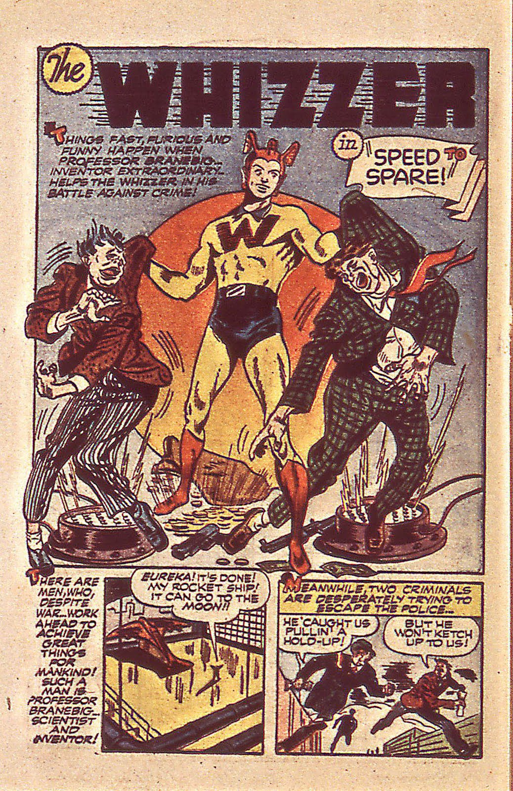 Four-Color Shadows: The Whizzer-Jack Binder-1944