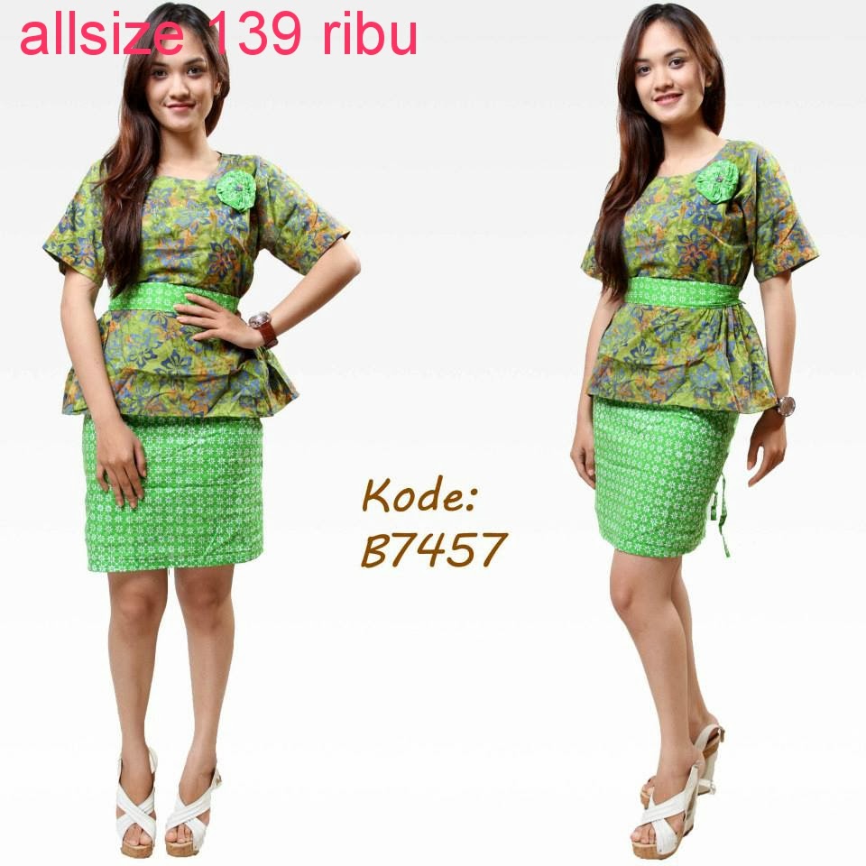 Contoh Model Baju Batik | Model Baju Batik