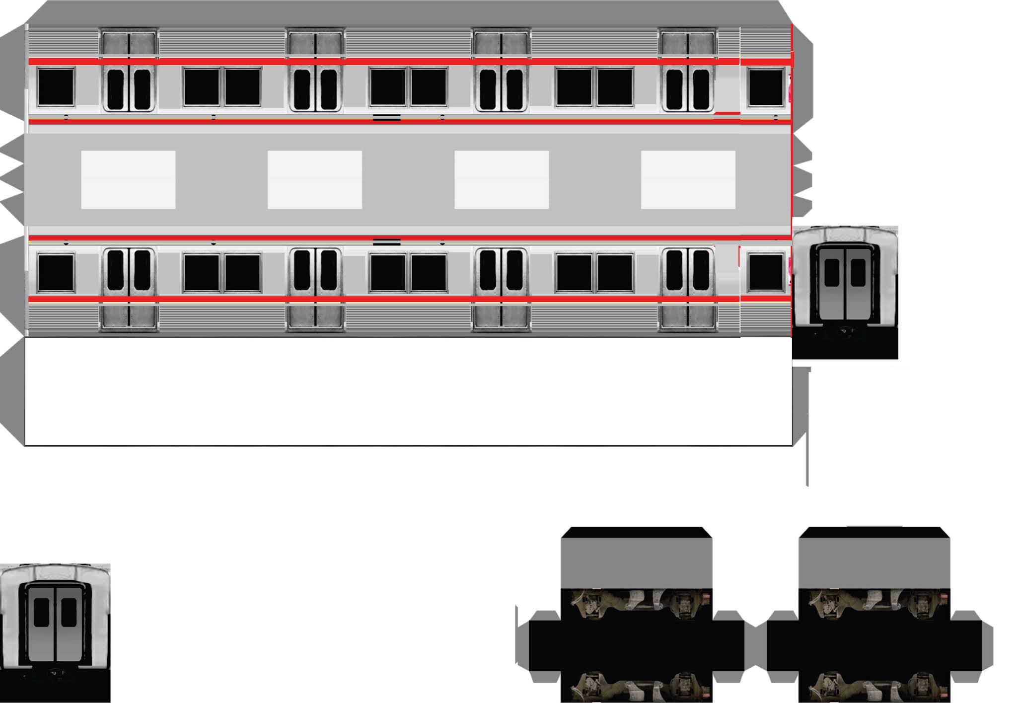 papercraft krl indonesia by damar papercraft