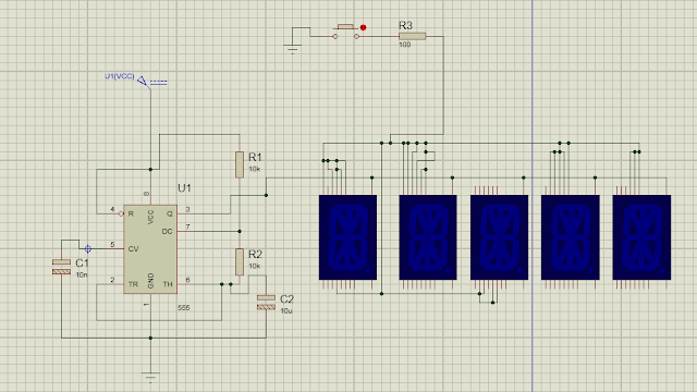 555 Timer Simulation and Circuit Tutorial: - Project Center in Trichy ...