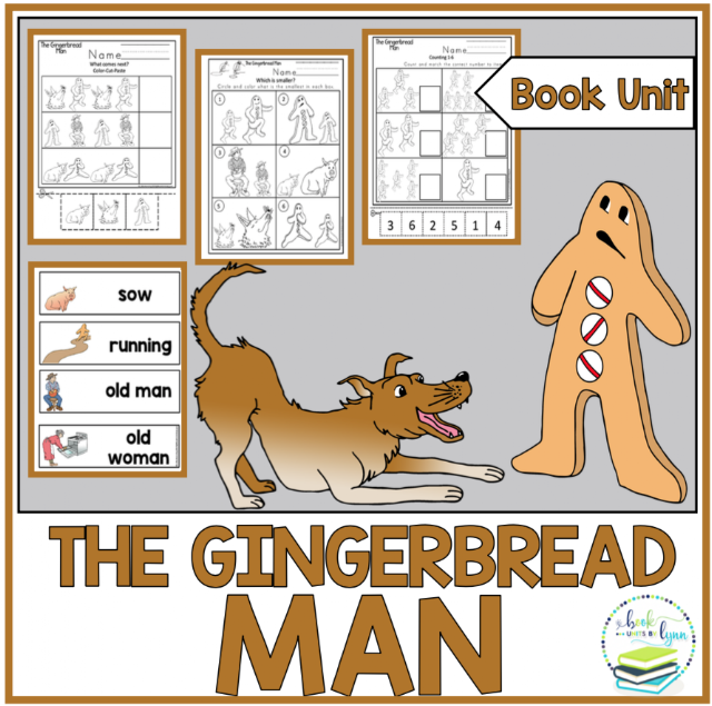 THE GINGERBREAD MAN BOOK UNIT ~ Book Units by Lynn