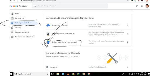 HOW TO DELETE MY GMAIL ACCOUNT PERMANENTLY