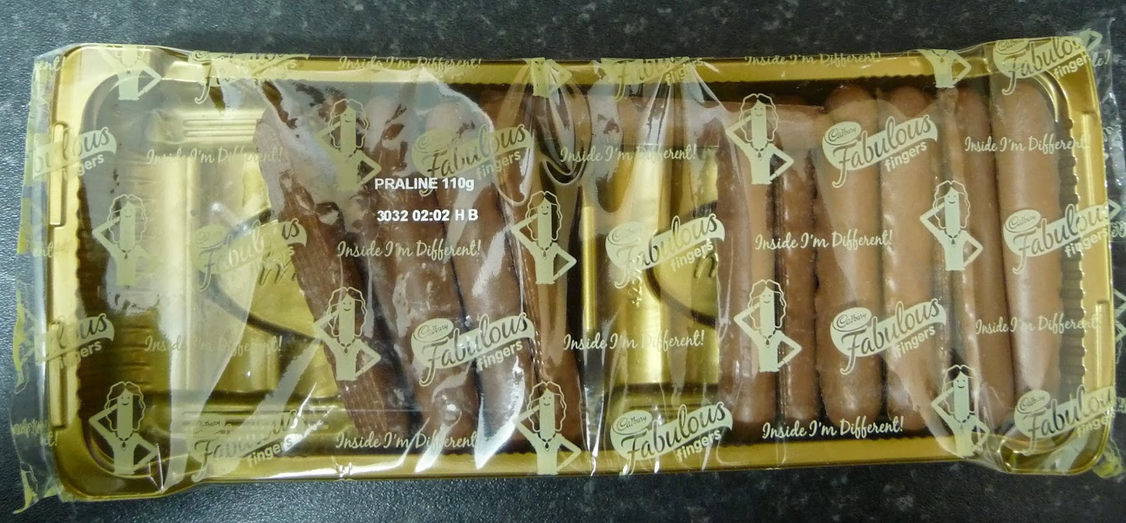 Something to look forward to: Cadbury Fingers: Fabulous (praline)