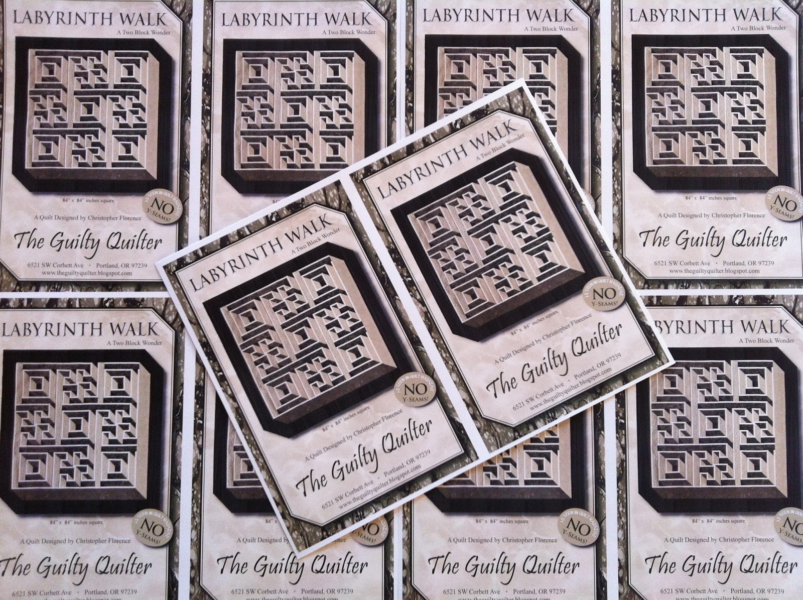 The Guilty Quilters: The New "Labyrinth Walk" Pattern