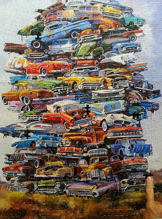 Rolling Steel Tent: Five hard pieces