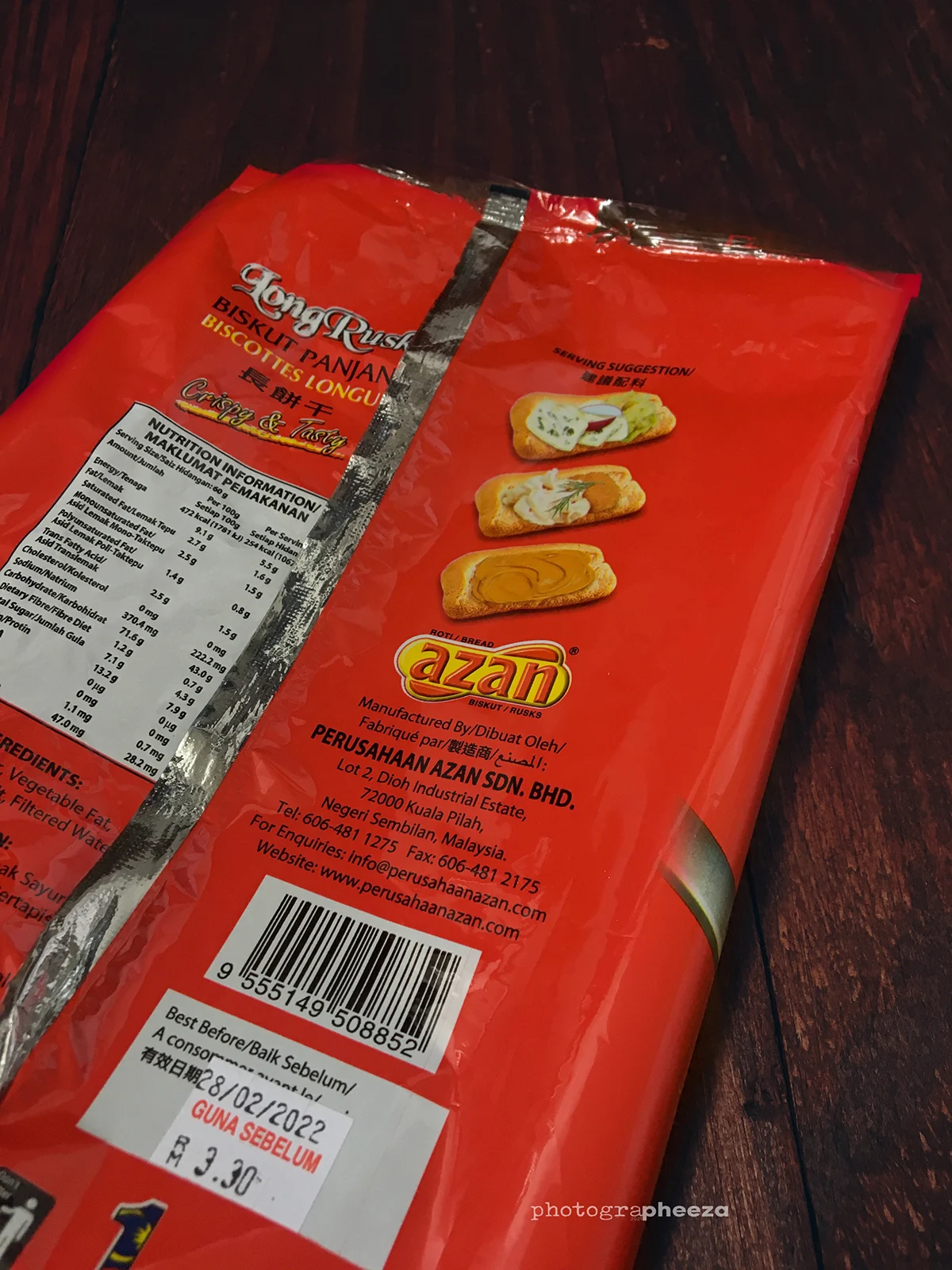 Biskut Panjang @Biskut Lutut | Blog Sihatimerahjambu