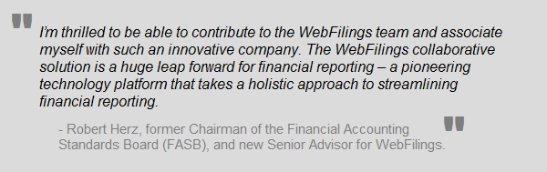 An SEC Reporting REVOLUTION: Robert Herz, Former FASB Chairman, Joins ...