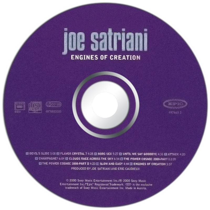 Cries from the Quiet World: Joe Satriani "Engines Of Creation"