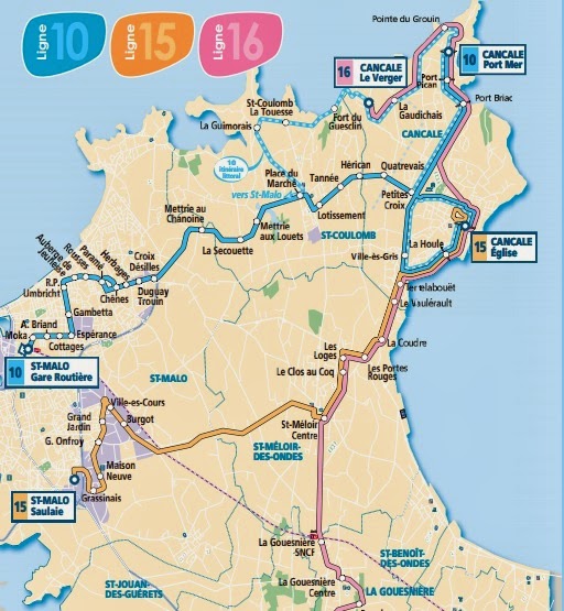 TyCancalais - Location saisonnière T2 à Cancale : Situation Géo.