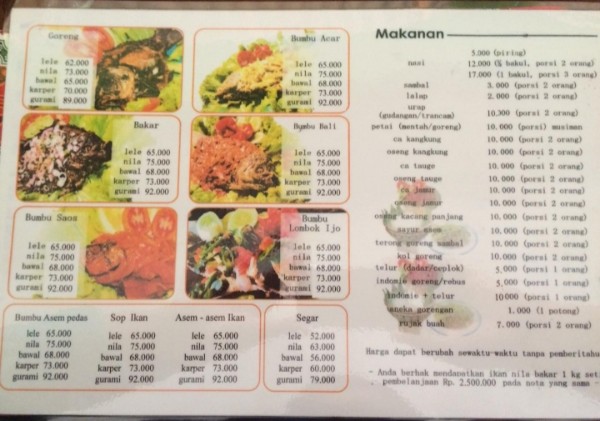 Lokasi Pemancingan Barokah Sekopek Mijen, Harga + Daftar Menu [UPDATE ...
