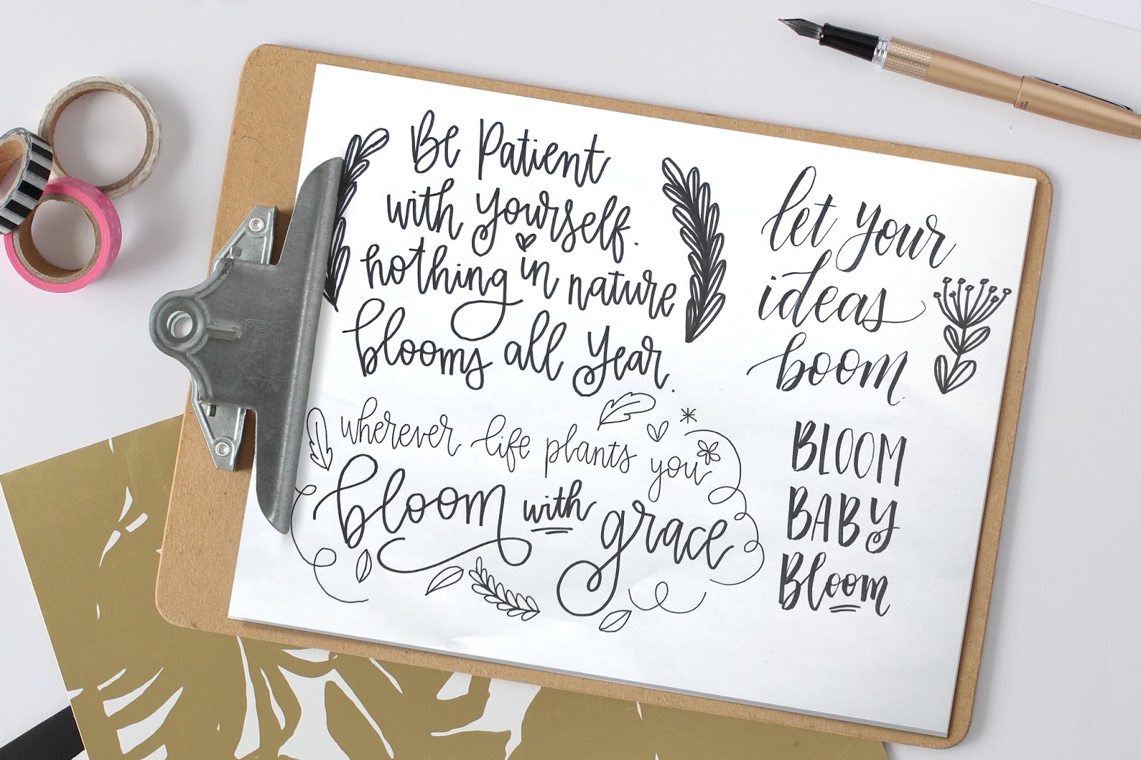 Planner Lettering Tips and Tricks: 10 Minute Quickie