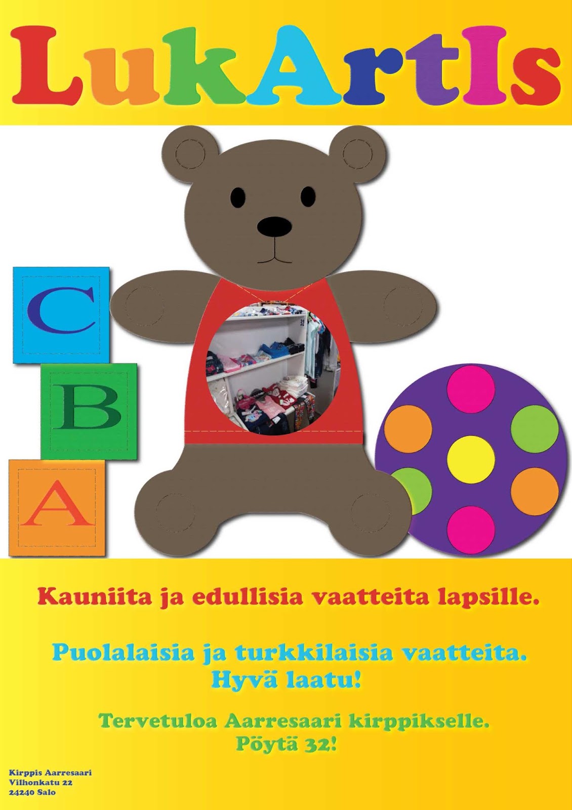 Visualisti: tie unelmiini!: Yritykseni Juliste