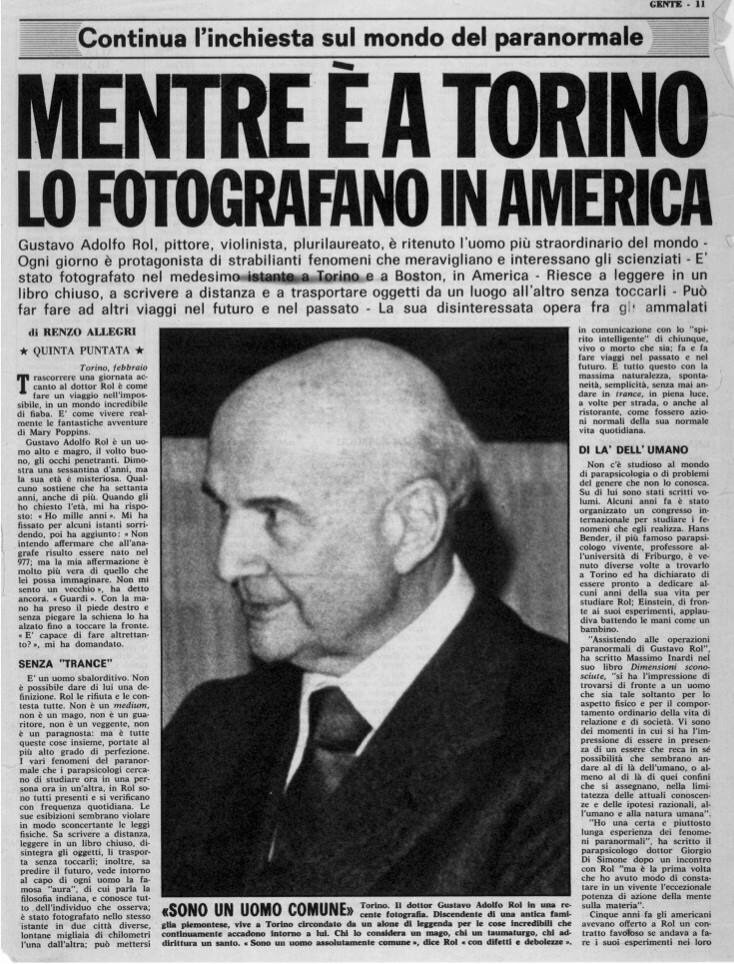 Lo scaffale di Lucia: Gustavo Adolfo Rol