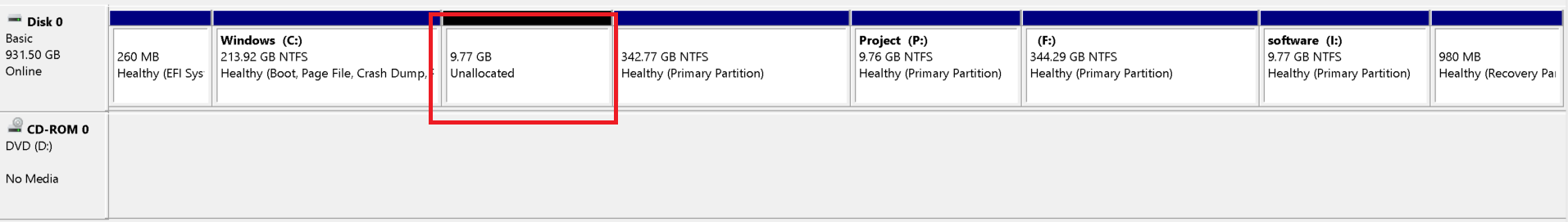 how to open disk management in windows 10