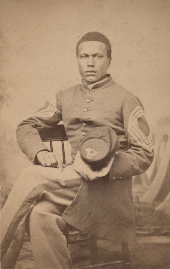 Sergeant Major John H. Wilson of the 54th Massachusetts Volunteers