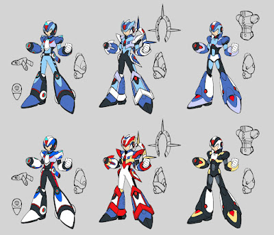 Rockman Corner: Rockman X DiVE "DiVE Armor X" Early Designs and Concept Art