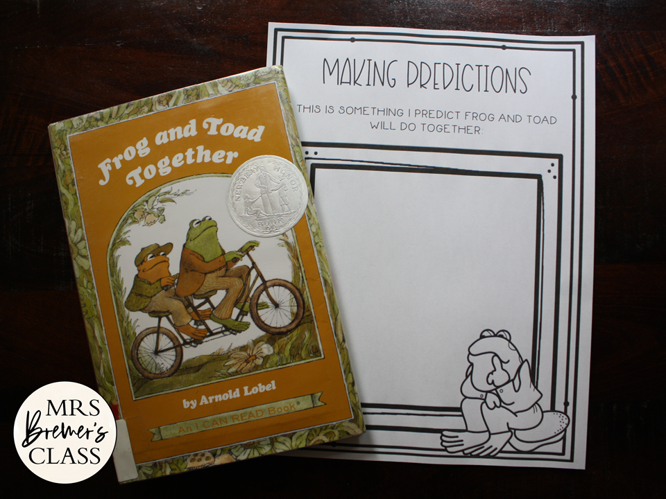 Frog and Toad Together | Book Study Activities | Mrs. Bremer's Class