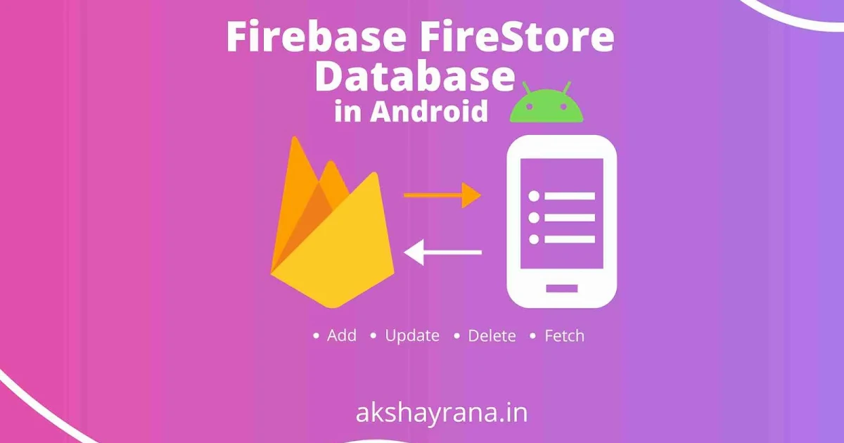 Firebase Tutorial In Android Studio Firebase Cloud Firestore Database ... Firebase Tutorial In Android Studio Firebase Cloud Firestore Database ...