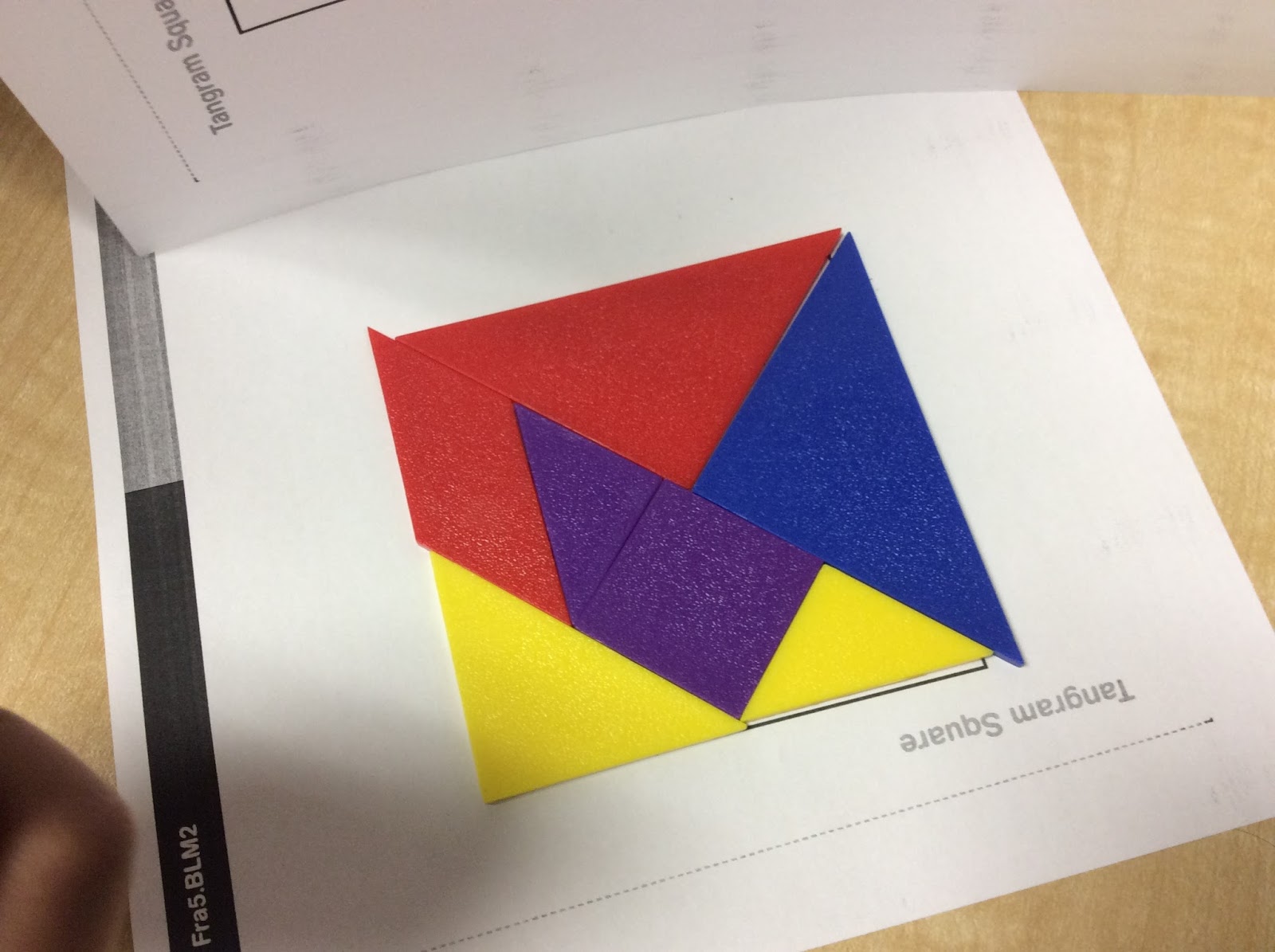 Ms Rashid: Investigating Fractions using tangrams #1