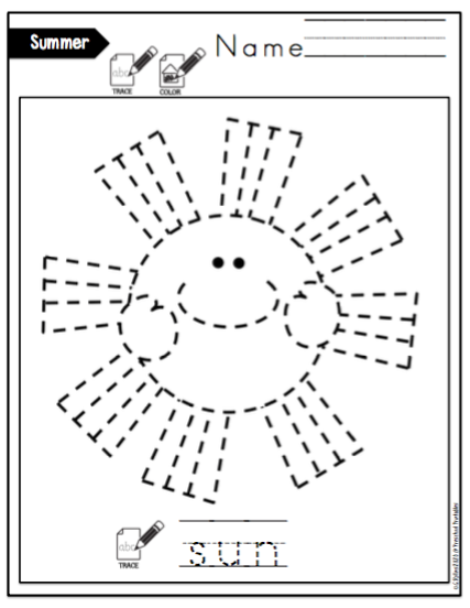 Weather Daily Worksheets 30 "No Prep" pages ~ Preschool Printables