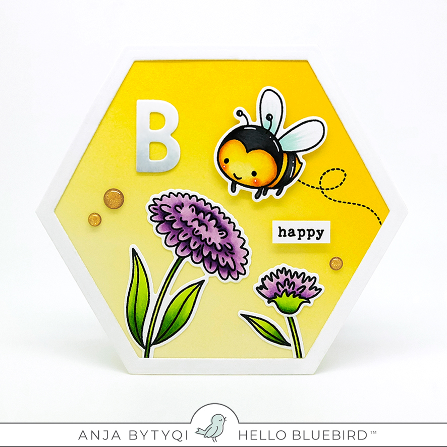 Little Butterfly Creations: Hello Bluebird • July Release • Bee Happy