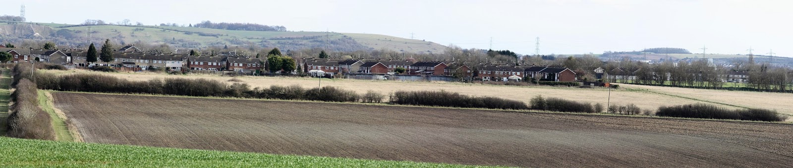 ADW Photography: Houghton Regis Viewed From the North