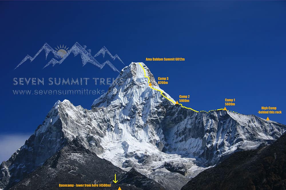 Hiking and Climbing Adventures: Teams Progress on Ama Dablam in Nepal ...
