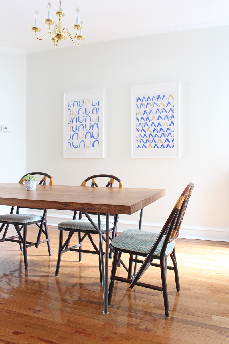 DIY Large Scale Art & A Few Styling Tips