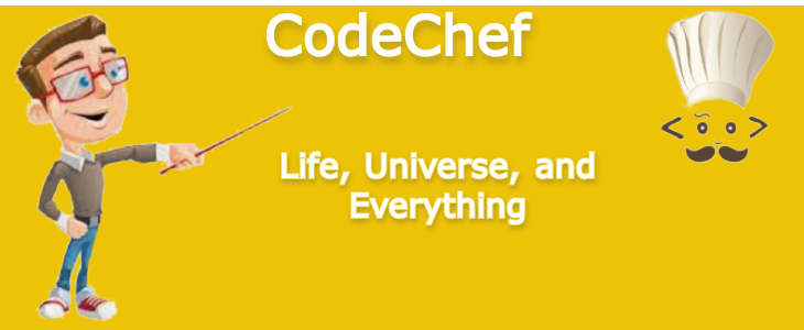 Life, the Universe, and Everything codechef solution - CodeWorld19