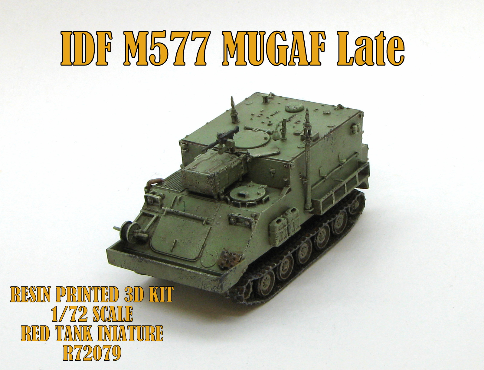 Gulumik Military Models: IDF M577 MUGAF Late 1/72 RESIN PRINTED 3D KIT ...
