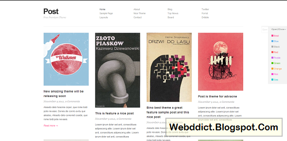 The Post Minimal Free WordPress Theme