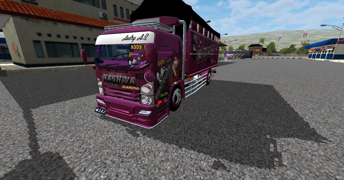 MOD TRUCK ISUZU NMR71 HSD ANDRY L.U TO FREE BUSSID - MASADI.ID