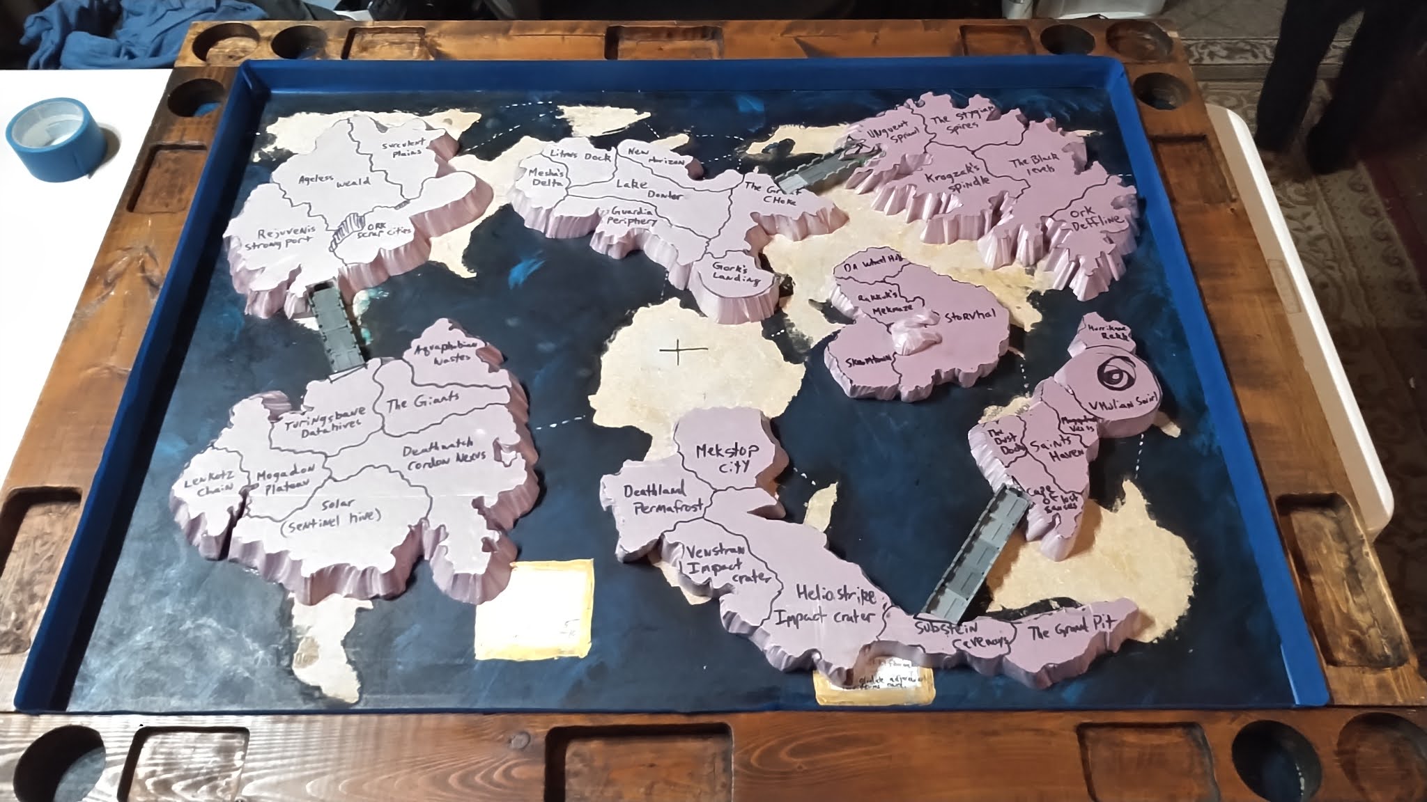 What's On Your Table: Custom Warhammer 40k Risk Board - Faeit 212