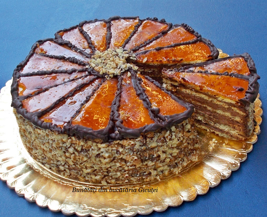 Tort Dobos - Bunătăți din bucătăria Gicuței