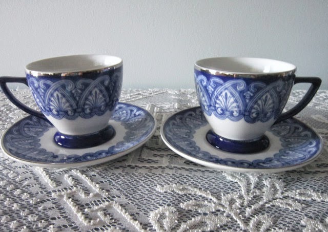 Relevant Tea Leaf: Blue & White China from Bombay Company