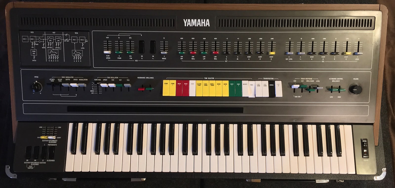 MATRIXSYNTH: Yamaha CS-60 Polyphonic Synthesizer SN 1864