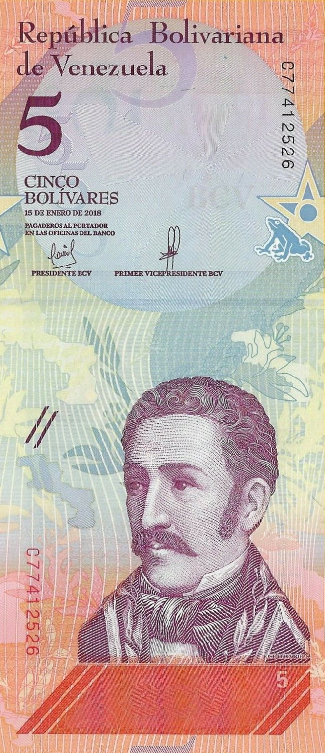 Bank Notes of the World: Bank note from Venezuela