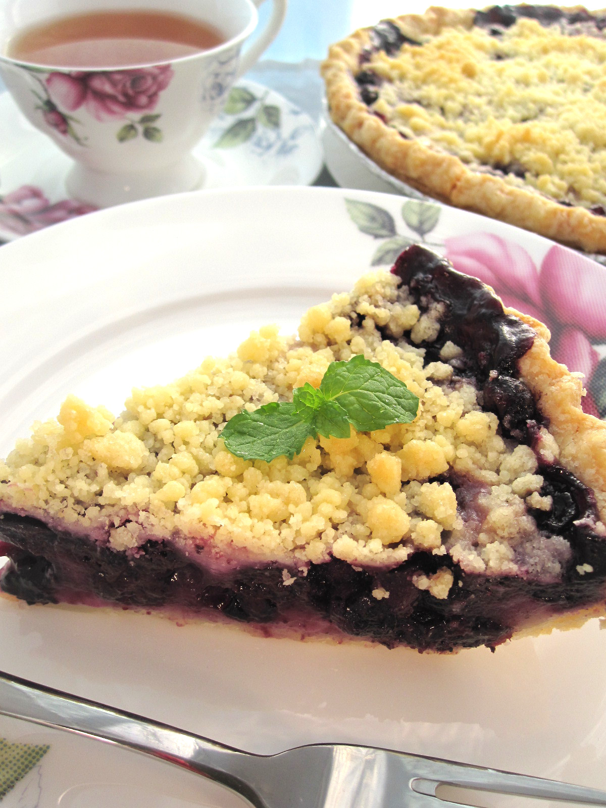 FL媳婦+Taiwan女婿+烘昧點心坊Eva's Pies: 【Eva's Pies】脆頂藍莓派 Blueberry Crumble Pie