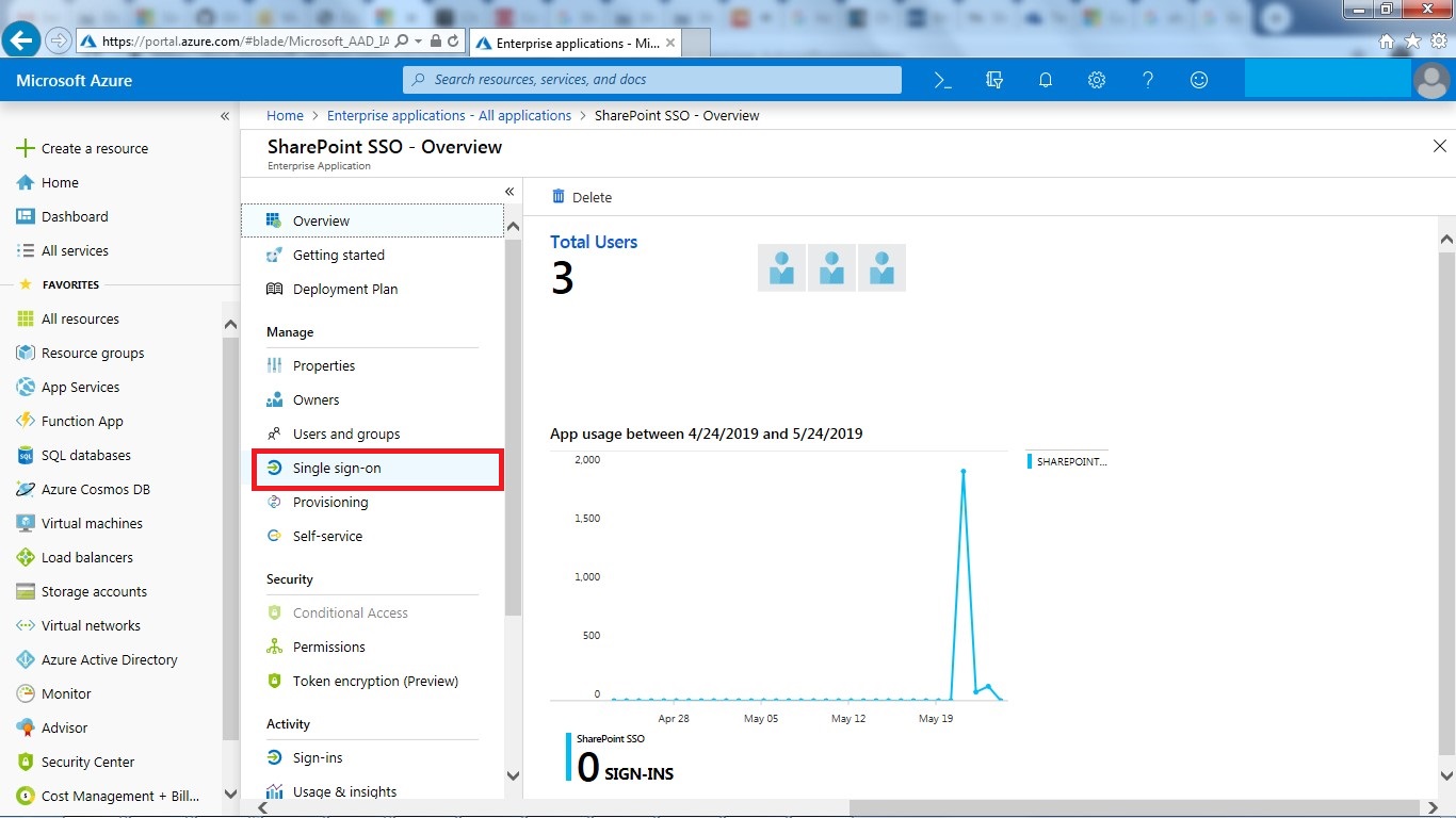 SharePoint: Single sign on SharePoint with Azure