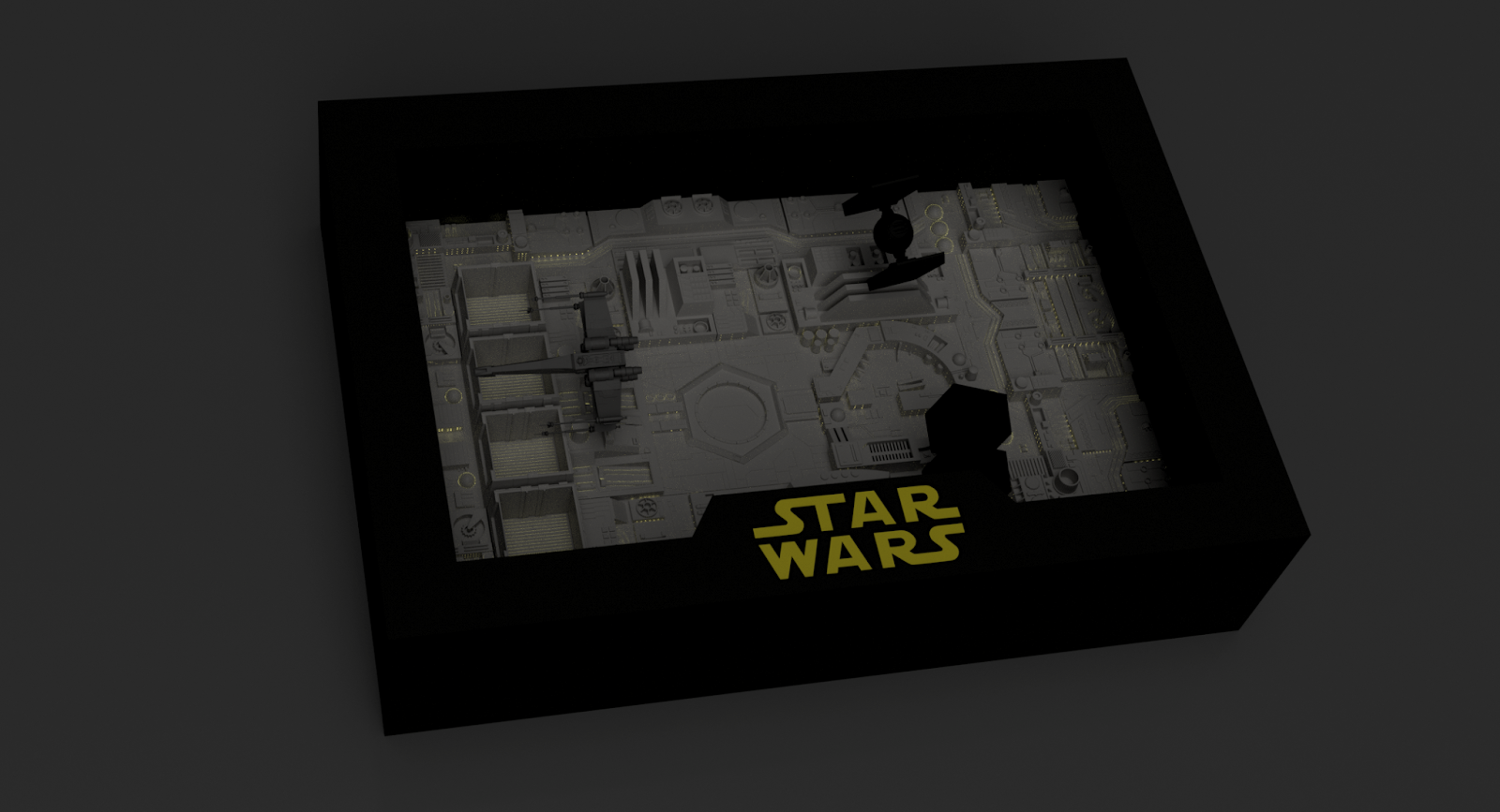 Star wars Picture Frame Diorama | The3Dprinting 3D print Dioramas ...