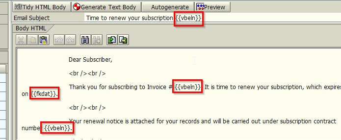 SAP ABAP Central: E-Mail Templates in S/4 HANA
