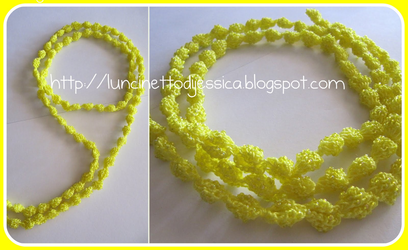 L'uncinetto di Jessica: Collane con perline