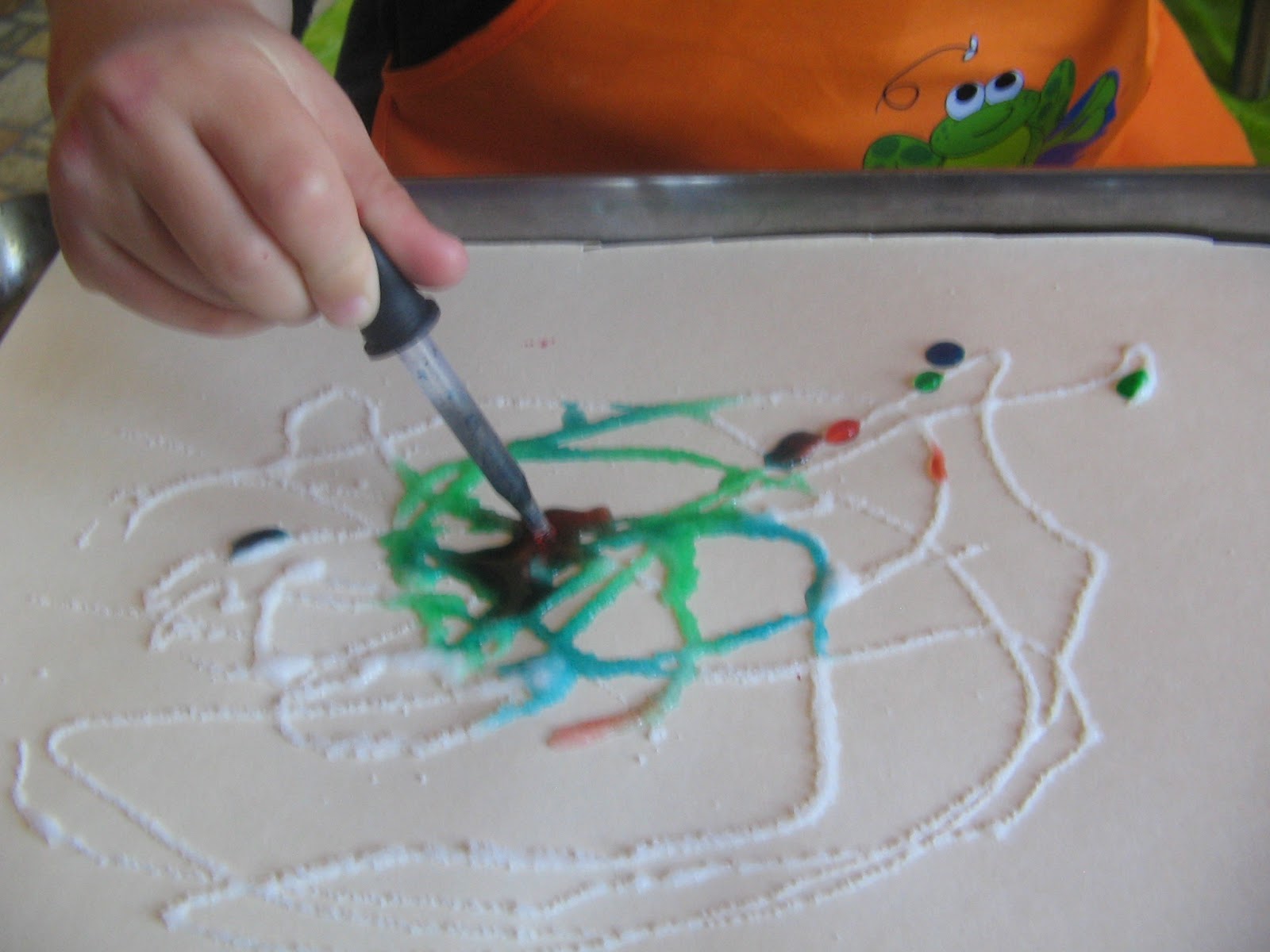 art and soul preschool: salt painting