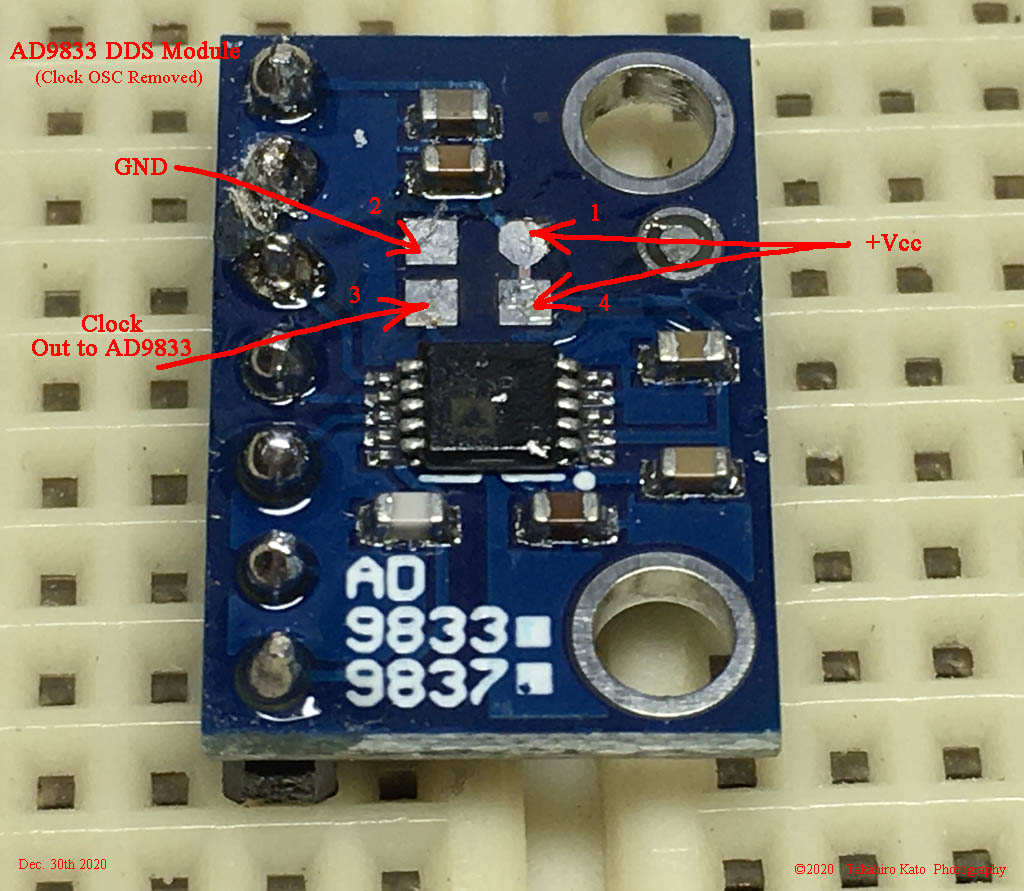 Radio Experimenter's Blog: 【回路】AD9833 DDS Module , Plus