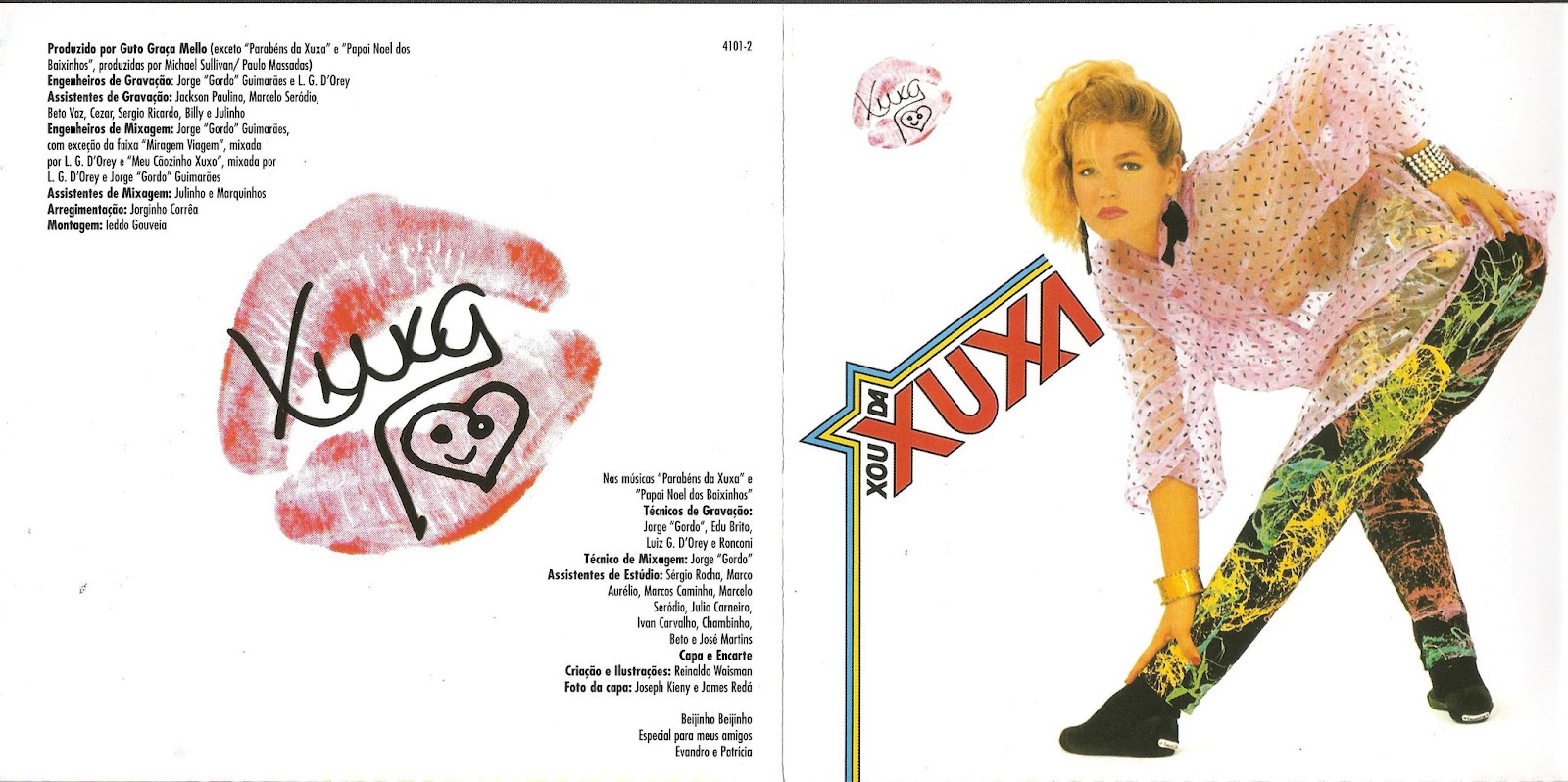 Encartes Pop: Encarte: Xuxa - Xou da Xuxa