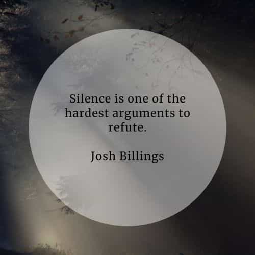 46 Silence quotes that will help reveal its true meaning
