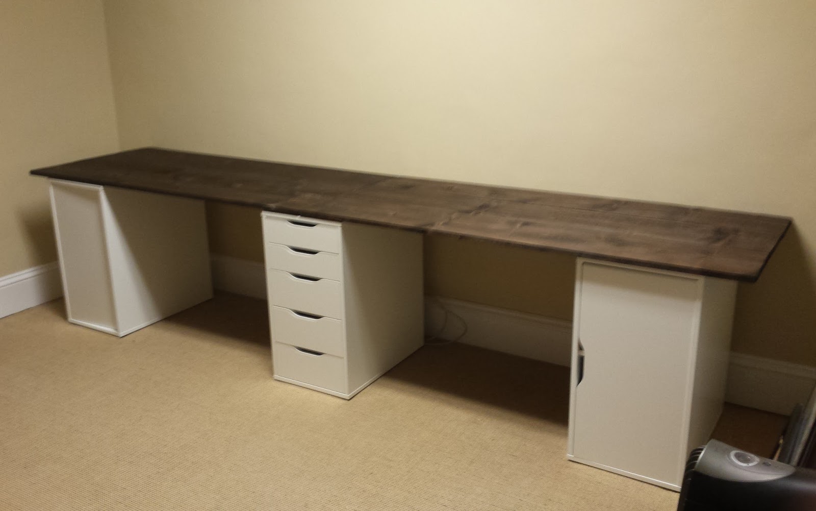 A Girl and Some Paint: DIY Wooden Desk Top