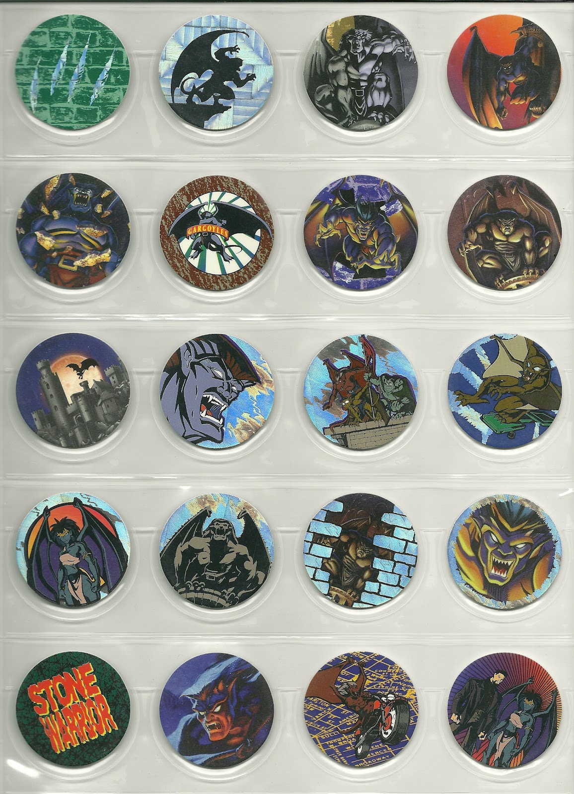 Tazos e Cards: Tazos Gárgulas - Canadá